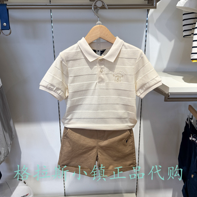 Polowalk童装正品夏男童翻领T恤