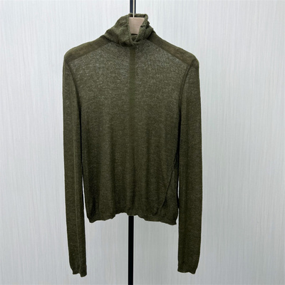 KA●2025冬季新品 高领针织衫女轻薄打底衫修身显瘦长袖上衣5482