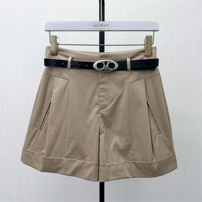 香●2026夏季新品 阔腿短裤女高腰显瘦宽松休闲通勤百搭裤子1467
