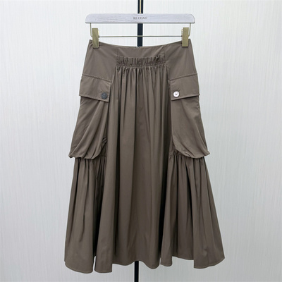 S●2026夏季新品 伞裙半身裙女高腰显瘦气质百搭大摆a字长裙121