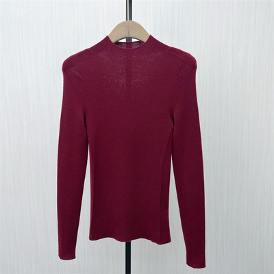 KA●2025冬季新品 绵羊毛打底衫女弹力修身显瘦内搭针织上衣5267