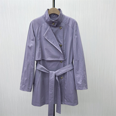 fei●2025秋季新品 中长款风衣女宽松休闲通勤显瘦大衣外套7088