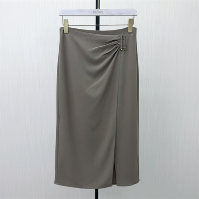 迪●2026夏季新品 西装半身裙女高腰显瘦气质通勤直筒裙子1737