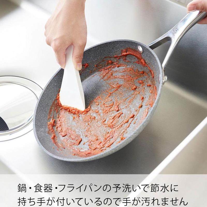 日本进口食品硅胶刮板厨房案板工具灶台平底锅刮板刮刀磁铁悬挂