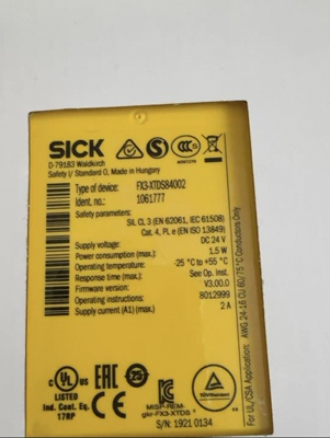 全新正品西克SICK安全继电器FX3-XTDS84002，货号1061777