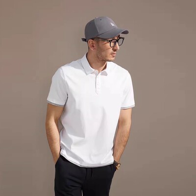 *MTX04031 茉莉雅集 日本进口真丝棉经典T恤商务休闲男