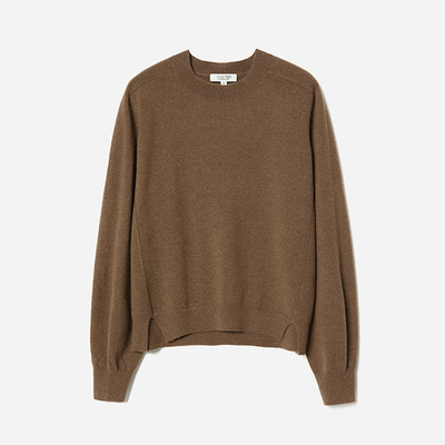 *WZT05334 茉莉雅集 T0TEM*E摩登侧开衩KVSS全羊绒针织套衫毛衣