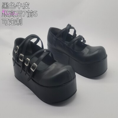 可定制大码鞋小码鞋真皮牛皮平底