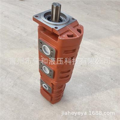 钻通钻机用CBGJ3100/3063/2050三联齿轮泵济南液压齿轮泵