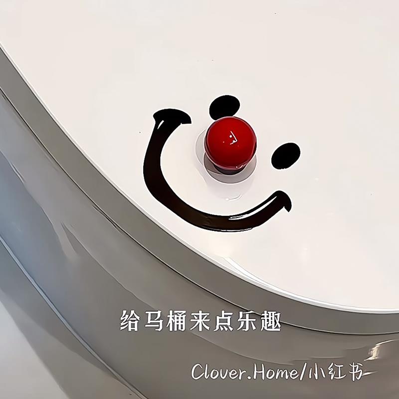 红色圆球马桶提盖器不脏手可爱高级厕所拉手提手掀坐便器揭盖