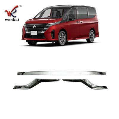 适用于日产23款Serena改装后保险杠专用饰条C28专用电镀防撞亮条