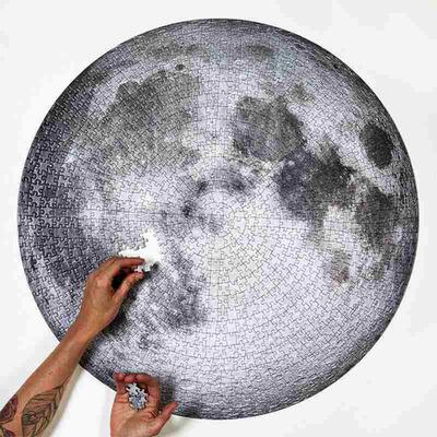 1000 Pieces The Moon And Earth Puzzle Difficult for Adult Ji