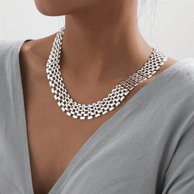 Exaggerated Cuban Chunky Thick Chain Necklace Women High Qua