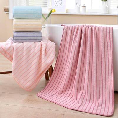 Thick pure cotton absorbent towel for face and body washing,