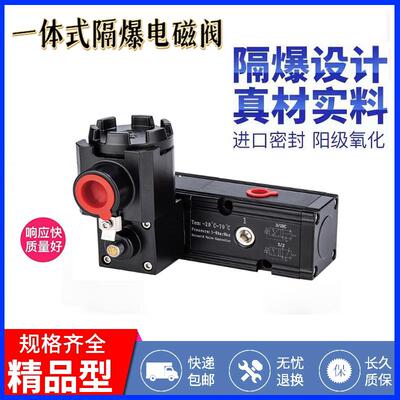 隔爆电磁阀BDV510C5-024气动阀门板式隔爆阀ExiaIICT6二位三/五通