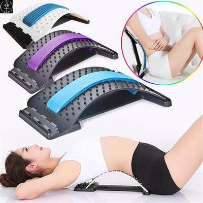 Magic Back Stretcher Lumbar Massage Support 按摩腰靠背面拉伸