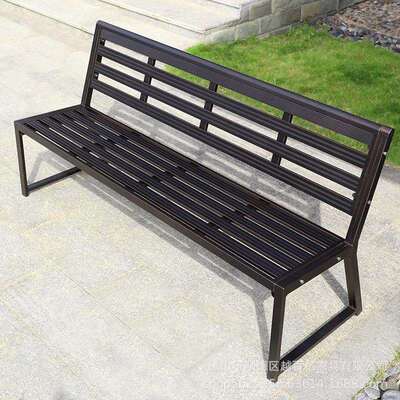 公园椅户外TME长椅铁艺靠背长室外小凳区闲广场景铝合金铸铝区休