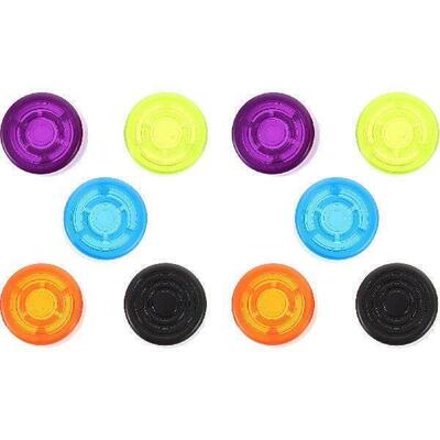 10 Pcs Stitched Cap Guitar Pedal Button Toppers Footswitch