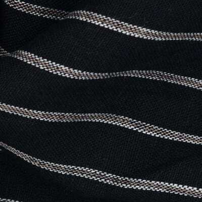 厂家直销现货供应14X14支纯亚麻色织条男女装春夏面料S0063#