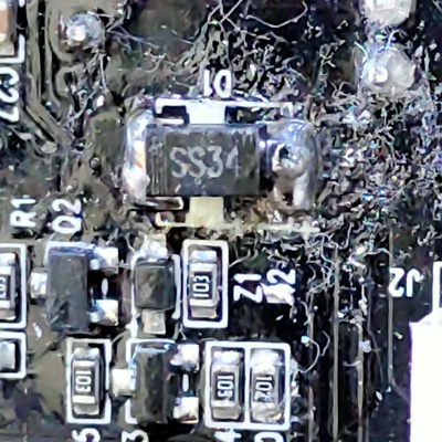 SS34 SS14 SS54 SS36 SS24 SS110 Schottky 1n4007 bản vá diode 1n5819 ...