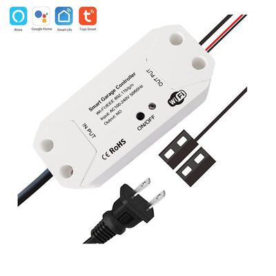Tuya WiFi车库门控制器开关翻板门涂鸦智能语音控制电机APP控制器