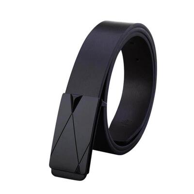 Mens Waist Belt Men Belts Leather Man For Jeans Black Male