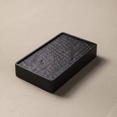 炭烧白蜡木云景茶台干泡盘小型茶盘中式茶具壶承托盘长方形茶壶垫