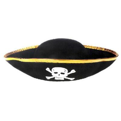 Pirate Captain Dress Up Pirate Performance Hat Tri Corner Pi