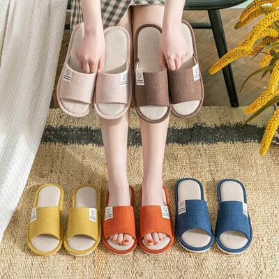 men women slippers indoor home shoes 室内木地板厚底居家鞋