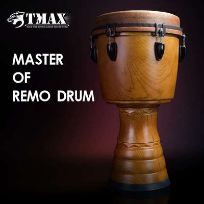 非洲鼓Remo手鼓木塑大师鼓曼丁鼓12寸可调音成人专业舞台表演瑞盟