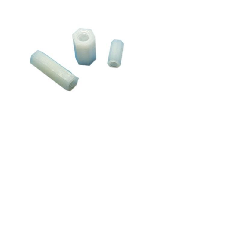 六角双通隔离柱(内牙)M4M2/M2.5/M3螺纹绝缘垫HTP-410/415M4