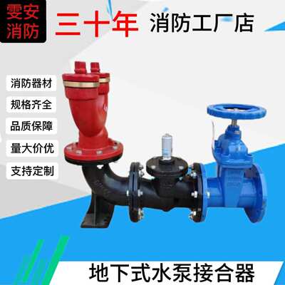 SQA150/80-1.6新型水泵接合器老式地下式消防水泵接合器DN100/150