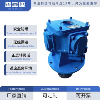 盛宝迪 TMH5.5 活塞式气动马达高速大功率气动马达高效大扭矩