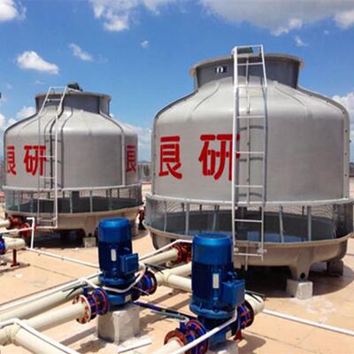 广东良研厂家供应机械设备适用150吨逆流圆形冷却塔散热水塔