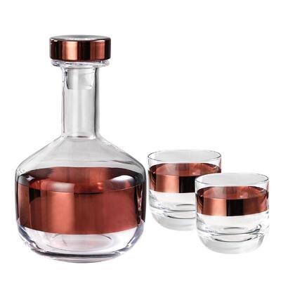 【现货】Tom Dixon经典威士忌酒具套装样板间吧台醒酒器酒杯摆件