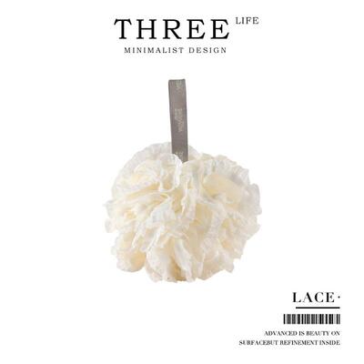 Tlife·Lace·沐浴球高档不散花球超柔软起泡泡搓澡球两用 | 蕾丝