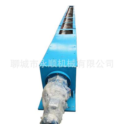 WLS无轴螺旋输送机U型不锈钢螺旋输送机餐厨垃圾螺旋输送机