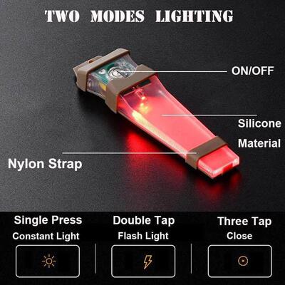 Tactical FMA Helmet Safety Flashing Light Survival Signal Li