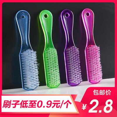 Long-handled shoe brush that doesn't damage shoes, specially