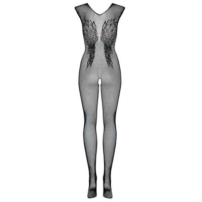 Erotic Open Crotch Bodystocking Lingerie Black Bodysuit Sex0