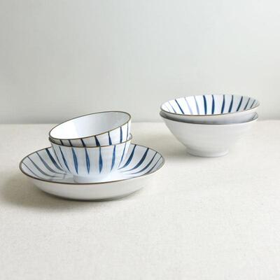 斯堪地那维亚简约日式2人碗及餐具套装陶瓷汤碗盘骨瓷餐具面碗家