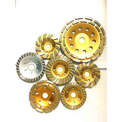 厂家180X22.23双排磨轮 金刚石打磨工具石材金刚砂