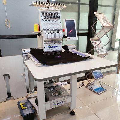 全新小头全自动家a用电脑绣花机ind ustril embroider单y m901ach