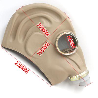 橡胶防毒全面具罩皮脸防毒面具甲醛防毒面具全面罩喷漆化工氨气