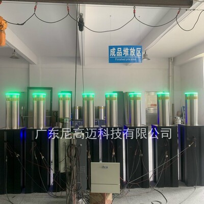 广东尼高迈厂家供应304不锈钢防恐全自动液压一体升降防撞柱路障