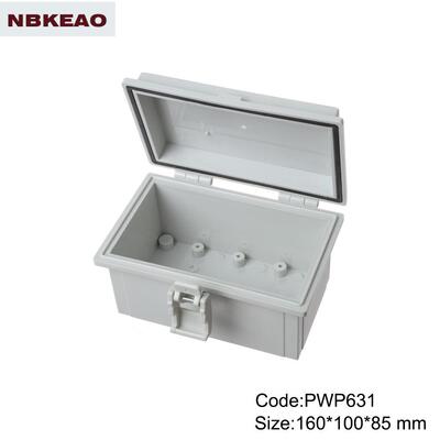 160*100*85 塑料防水盒 防水接线盒 翻盖塑料壳体 PWP631