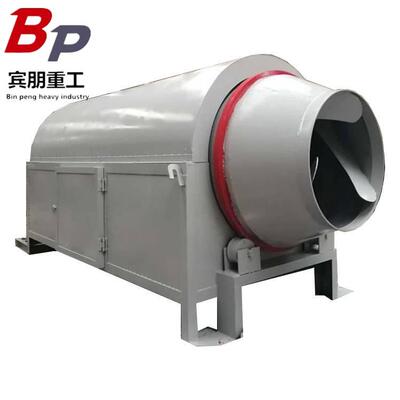工业盐矿渣滚筒烘干设备石英砂干燥机多功能煤泥烘干机现货直供
