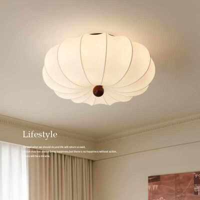 法式复古卧室吸顶灯中古奶油风简约主卧灯餐厅书房过道灯具casagd