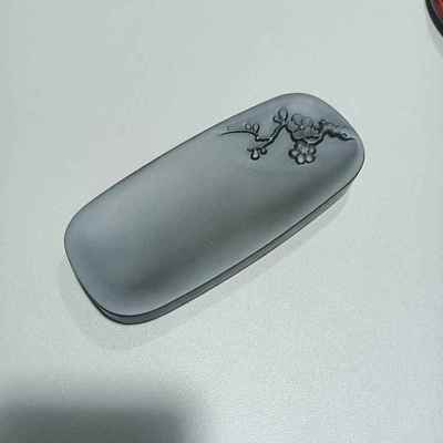 高档墨碟头*砚14*61.4cm歙砚黑龙台潭砚石天然石砚可以选配木盒