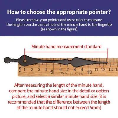 1 Set Hanging DIY Quartz Watch Silent Wall C Movement